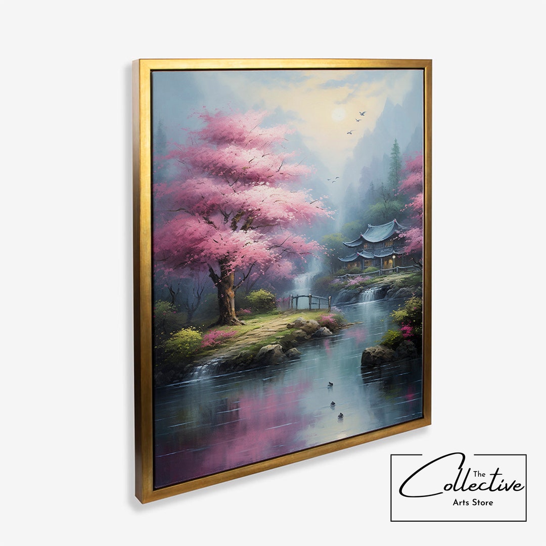 Japan Blooming Trees Poster Japan Nature Art Japan Framed Poster Wall ...