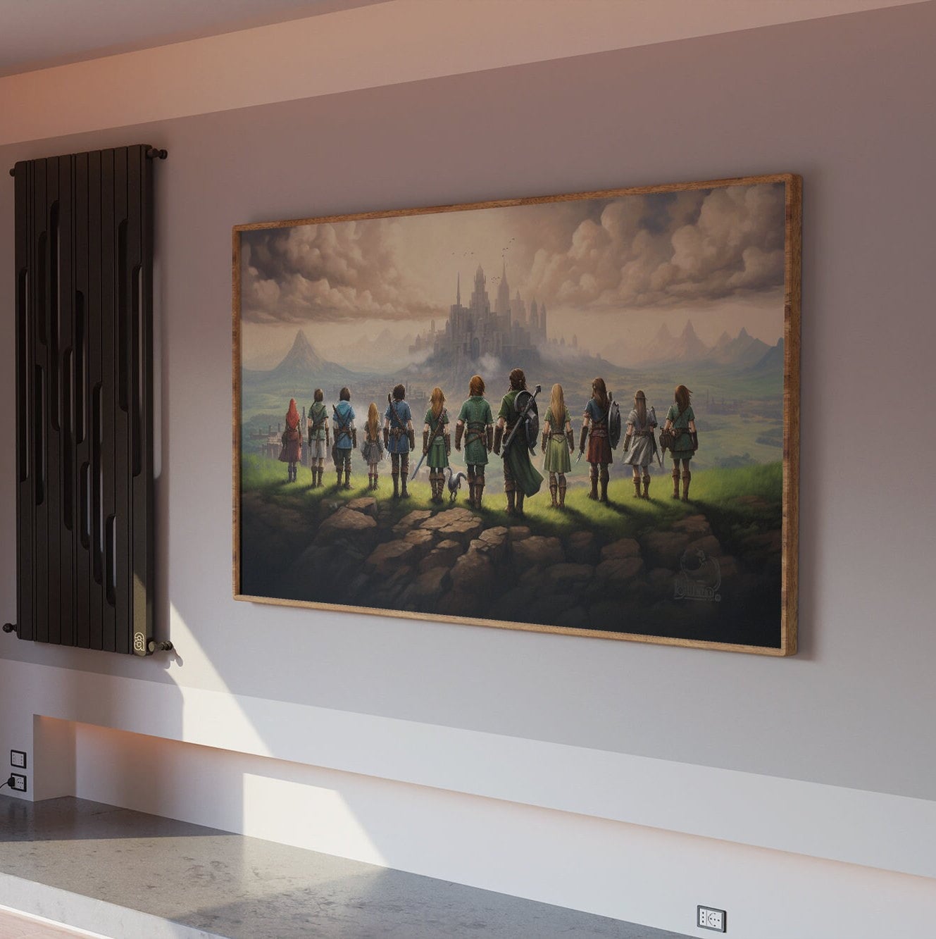 The Legend of Zelda Poster Zelda Print Link Zelda Framed Canvas Zelda ...