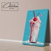 Milkshake Poster Ice Cream Wall Art Diner Decor Milkshake Art Canvas ...