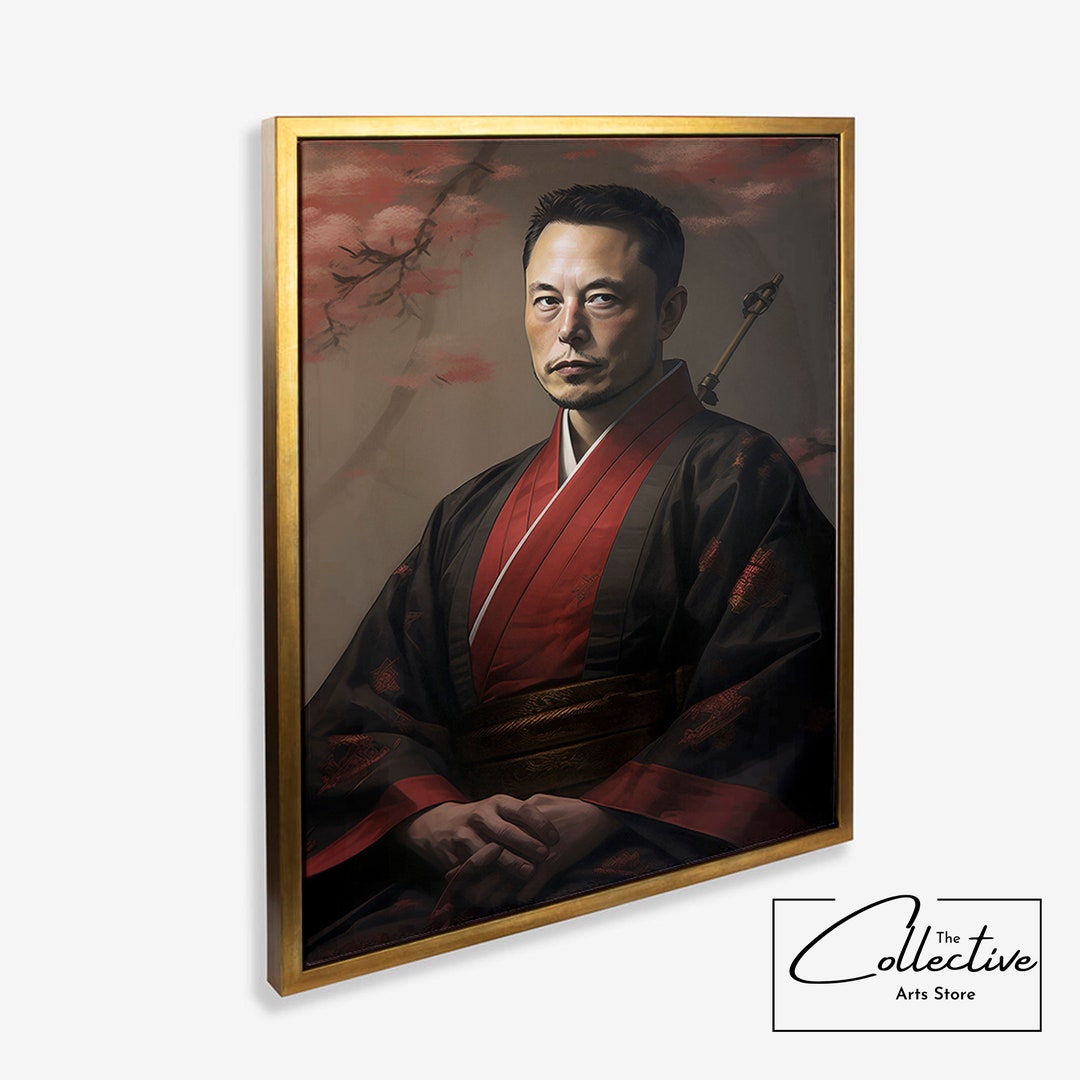 Celebrity Portrait Elon Musk Spacex Office Wall Art Gift for Him Modern ...
