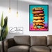 Pop Art Cookies Poster Food Wall Art Canvas Diner Wall Decor Cookies ...