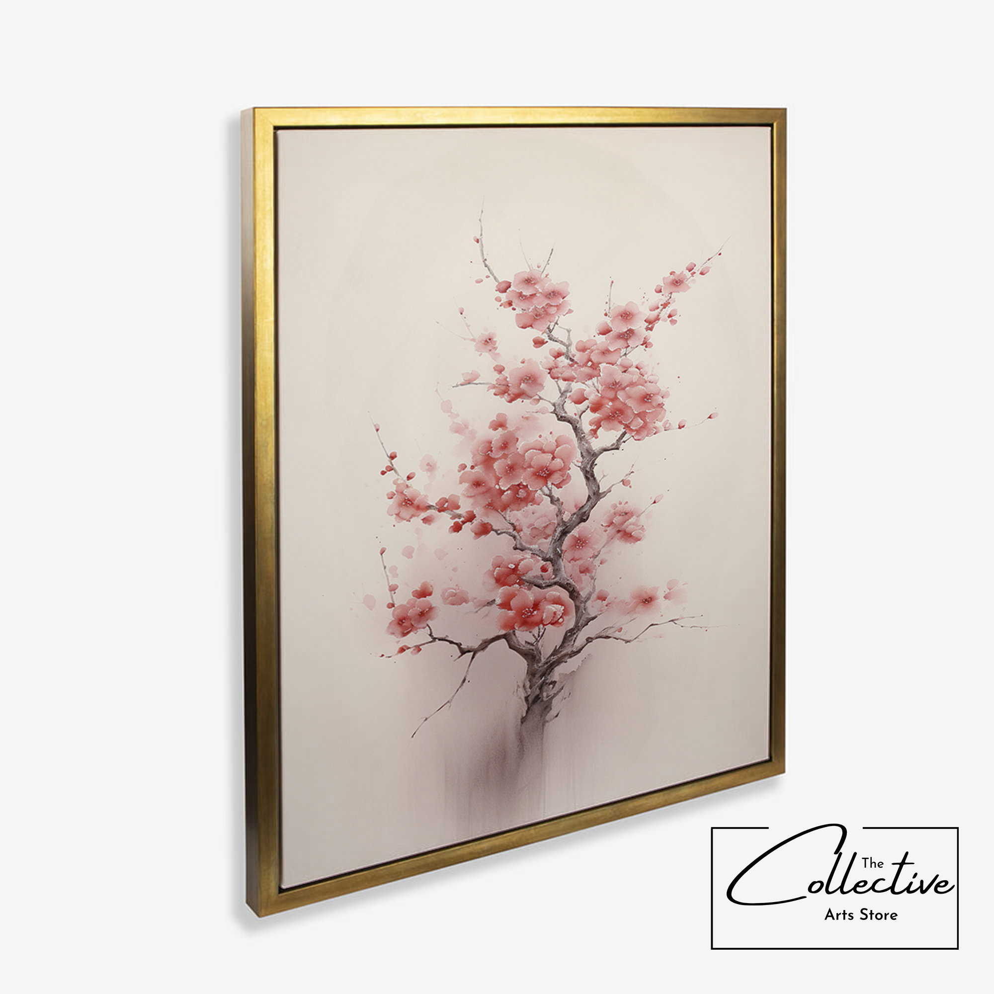 Minimalistic Blossom Tree Poster Blossom Tree Canvas Floral - Etsy