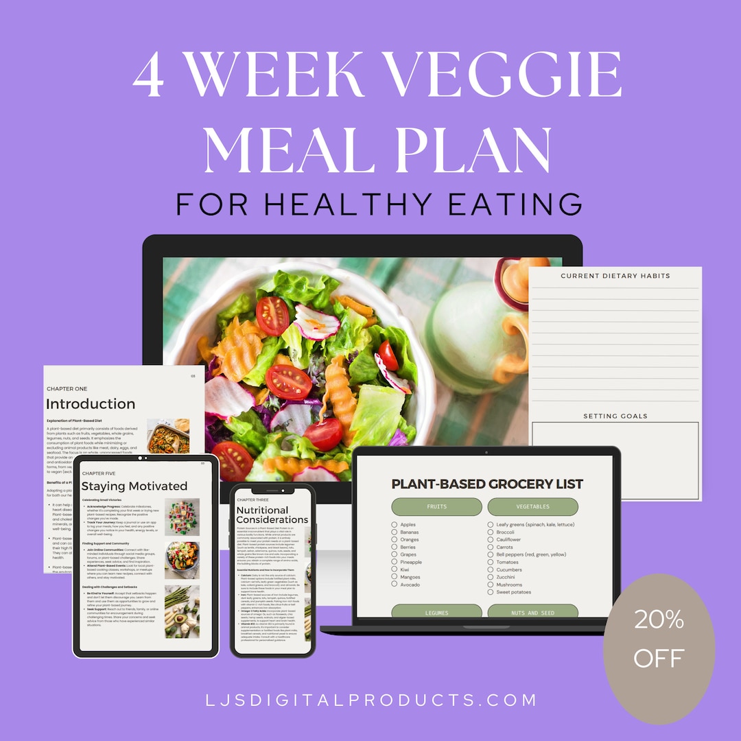 4 Week Meal Planner, Food Pyramid, Vegetarian Options, Food Calendar ...