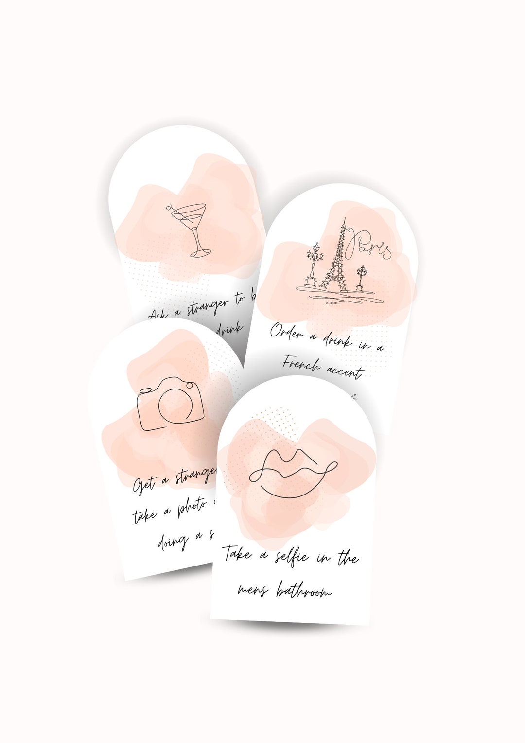 Hens Scavenger Hunt/game Cards - Etsy