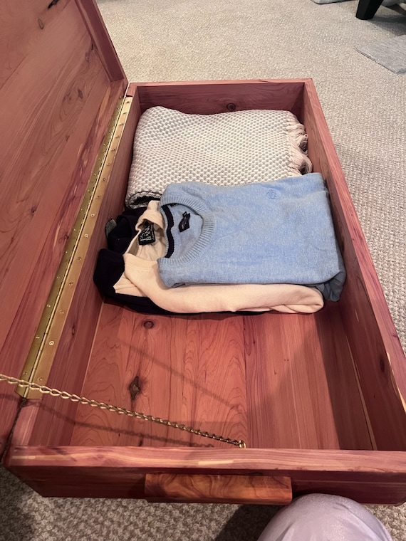 Under Bed Cedar Chest With Wheels Etsy