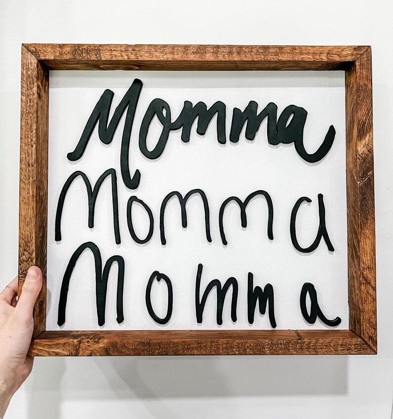 Custom 3D Handwritten Wood Sign: Personalized Keepsake Gift - Etsy