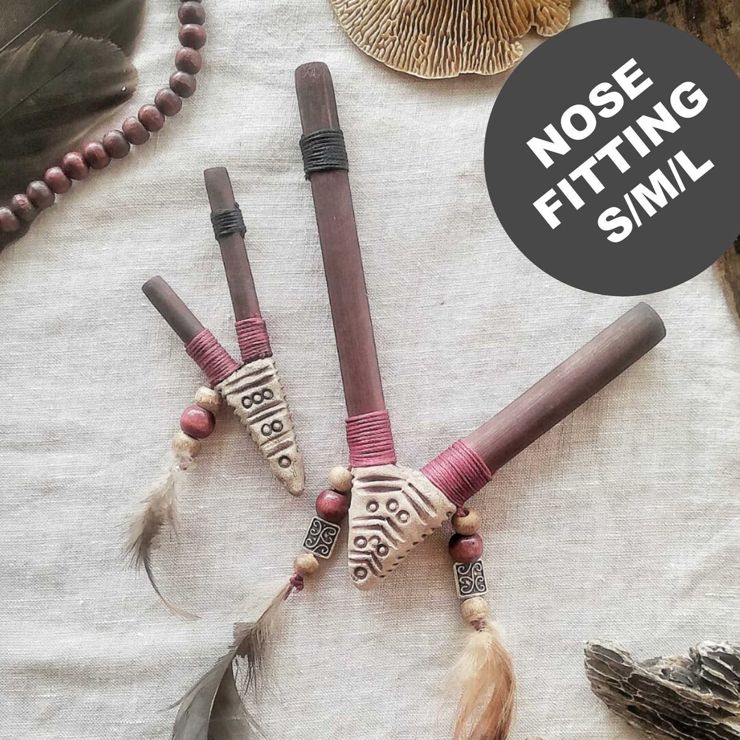 Soul Twins | Kuripe Tepi Set Pipes With Nose Fitting | Handmade ...