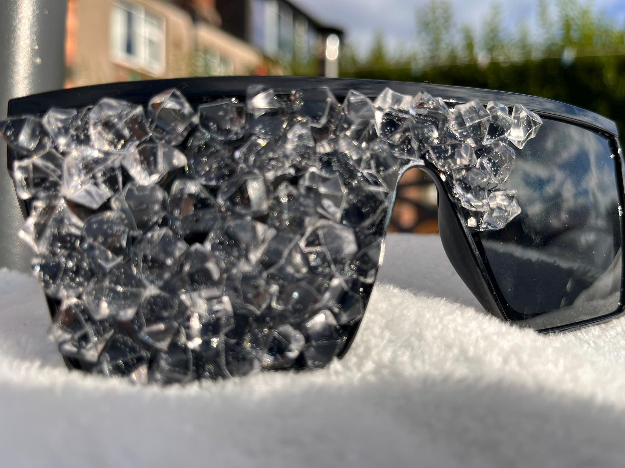 Lady Gaga "the Fame" Sunglasses: Acrylic Crystal Mayhem Tour / Fancy ...