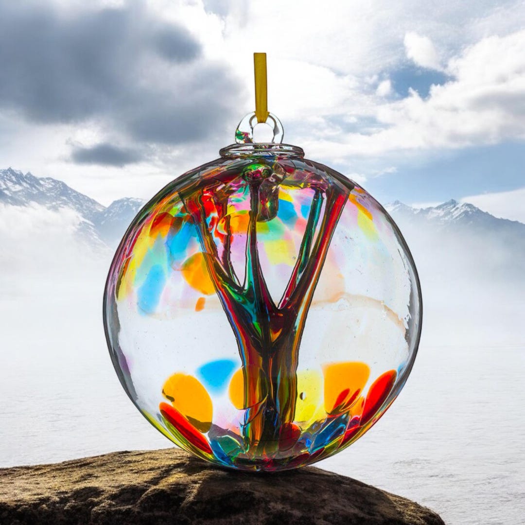 Hand-blown Glass Tree of Remembrance Ornament: Memorial Keepsake With ...