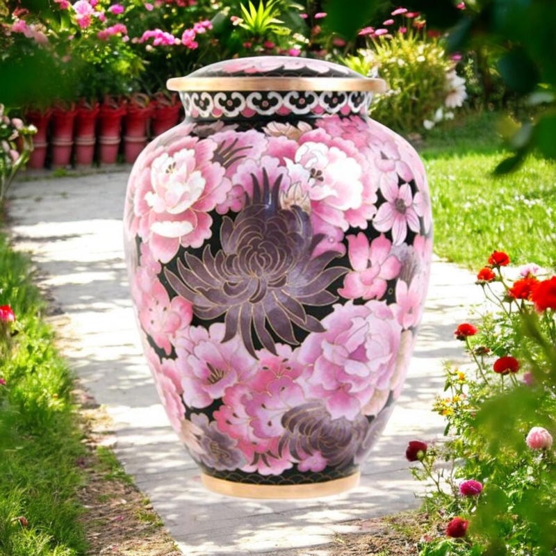 Floral Urn - Etsy
