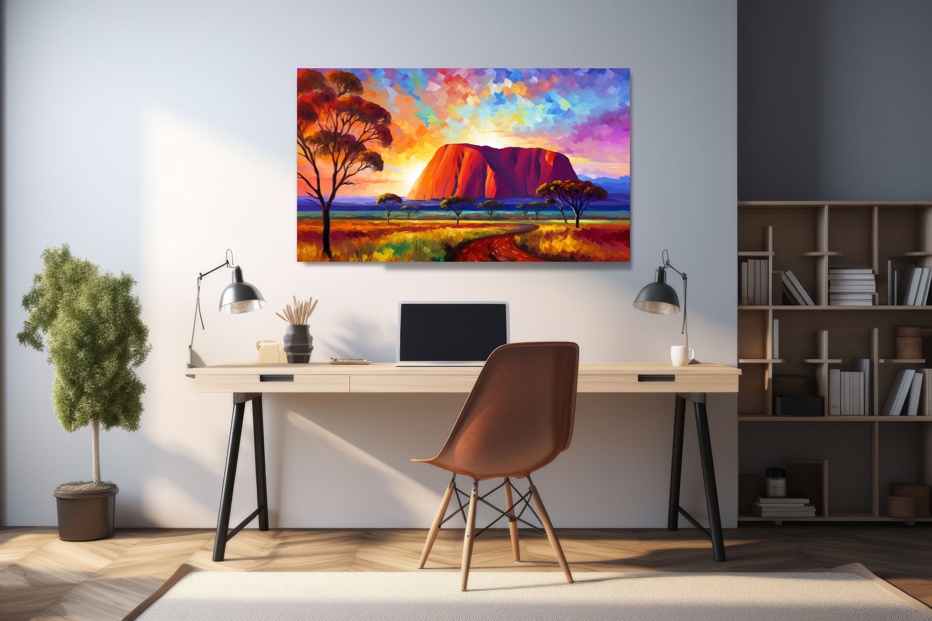 NT Landmark Wall Art Uluru Print Ayers Rock Print - Etsy