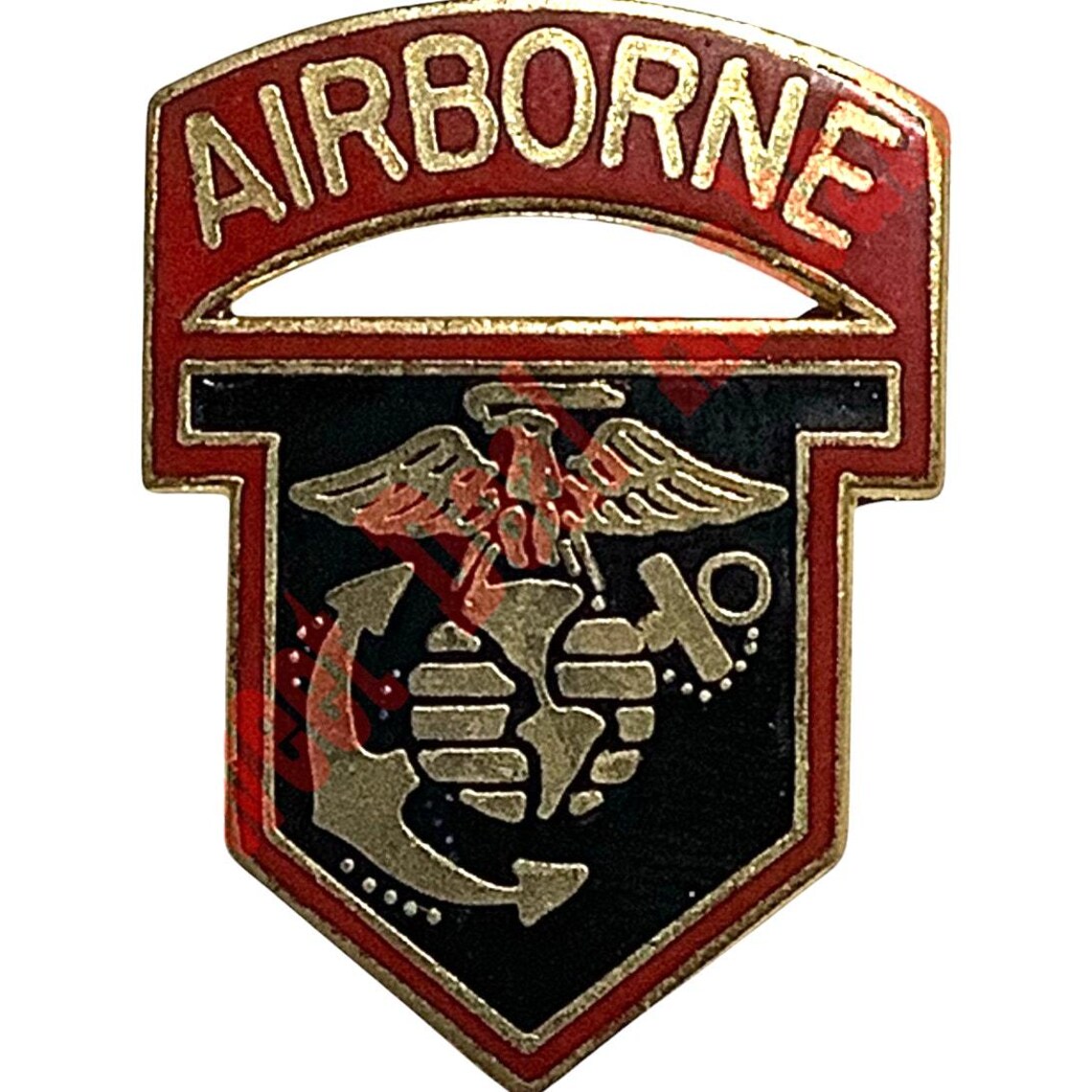 Vintage USMC Airborne Emblem - Hat, Lapel, Tie Tack Pin 1"h X 3/4"w - Etsy