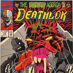 Marvel's Deathlok #13 Biohazard Agenda Part 2, Jul 1992 NM 9.4 - Etsy