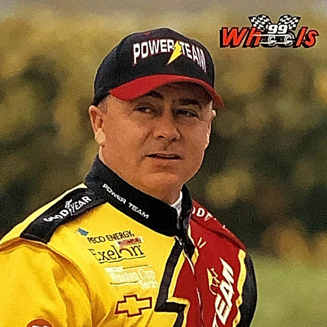 Geoffrey Bodine, Sponsor: Power Team Card 3, 1999 Wheels NASCAR Winston ...