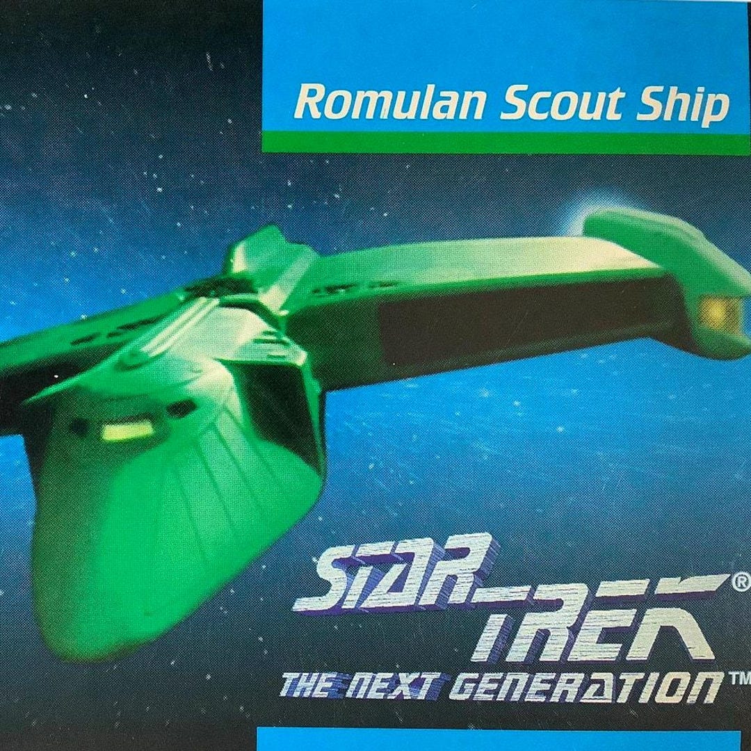 Romulan Scout Ship, Star Trek, the Next Generation, 1992, Impel Card No ...