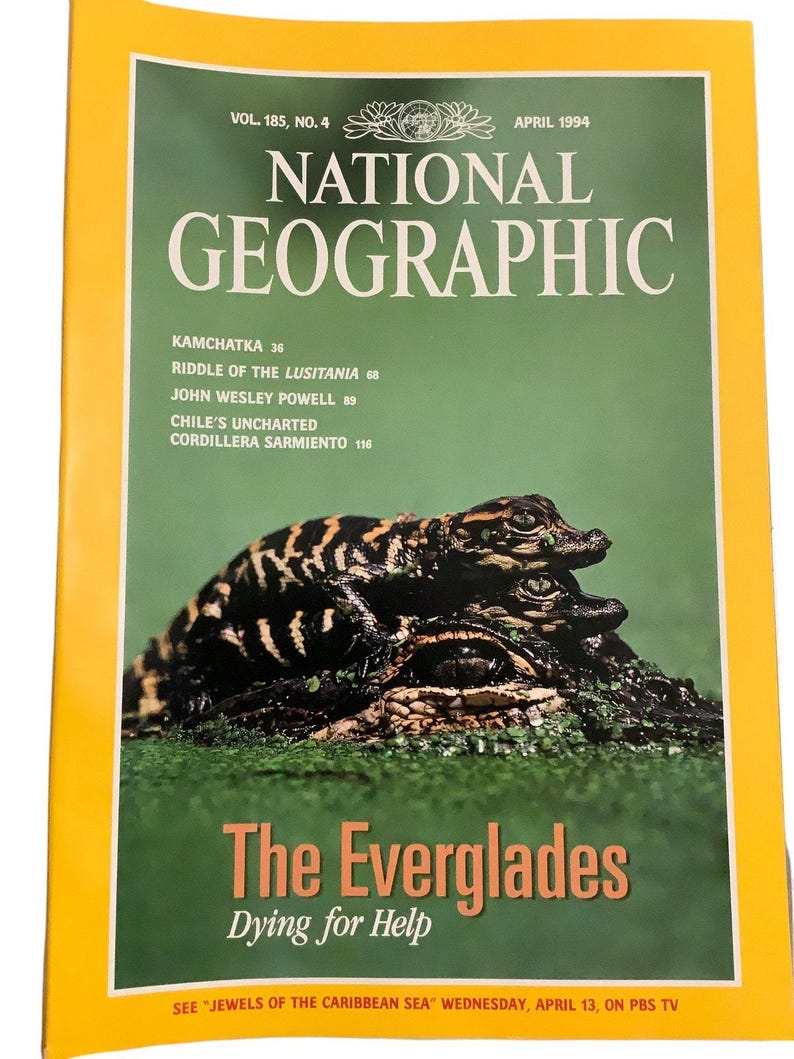 National Geographic Magazine April 1994 Vol.185, No.4, Kamchatka ...