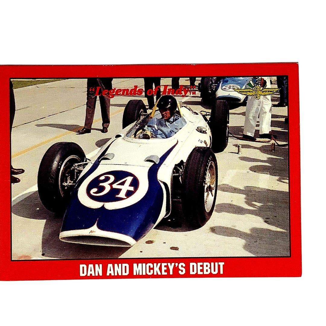 1962 Dan and Mickey's Debut, Indy 500, '62 Action 1992 Legends of Indy ...