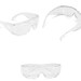 2-pk Mfactory Safety Goggles / Glasses Chemical Lab Work Anti Fog Clear ...
