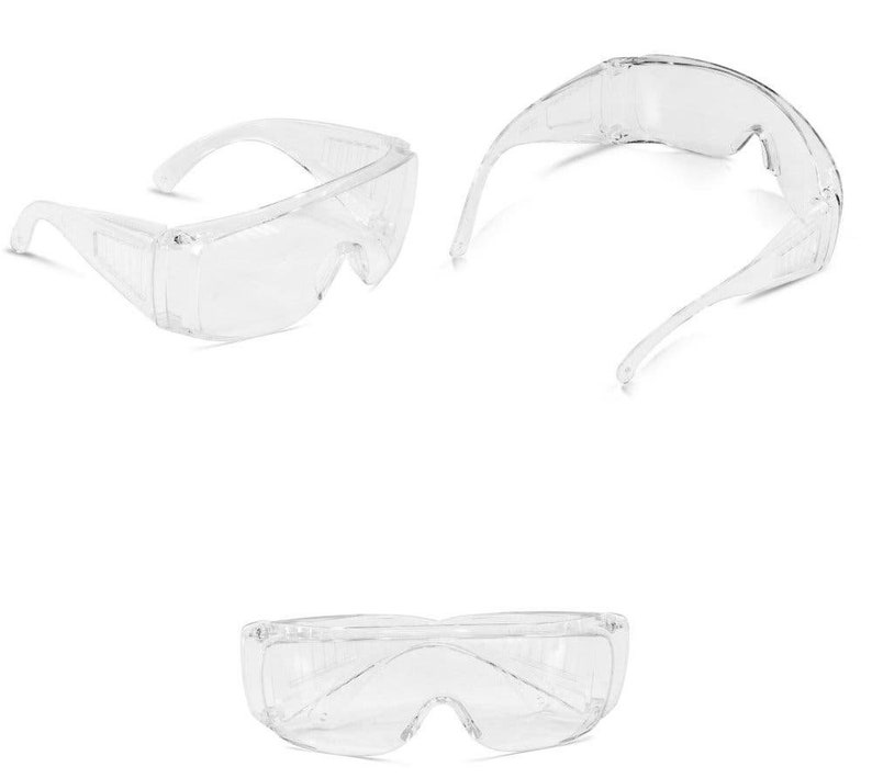 2-pk Mfactory Safety Goggles / Glasses Chemical Lab Work Anti Fog Clear ...