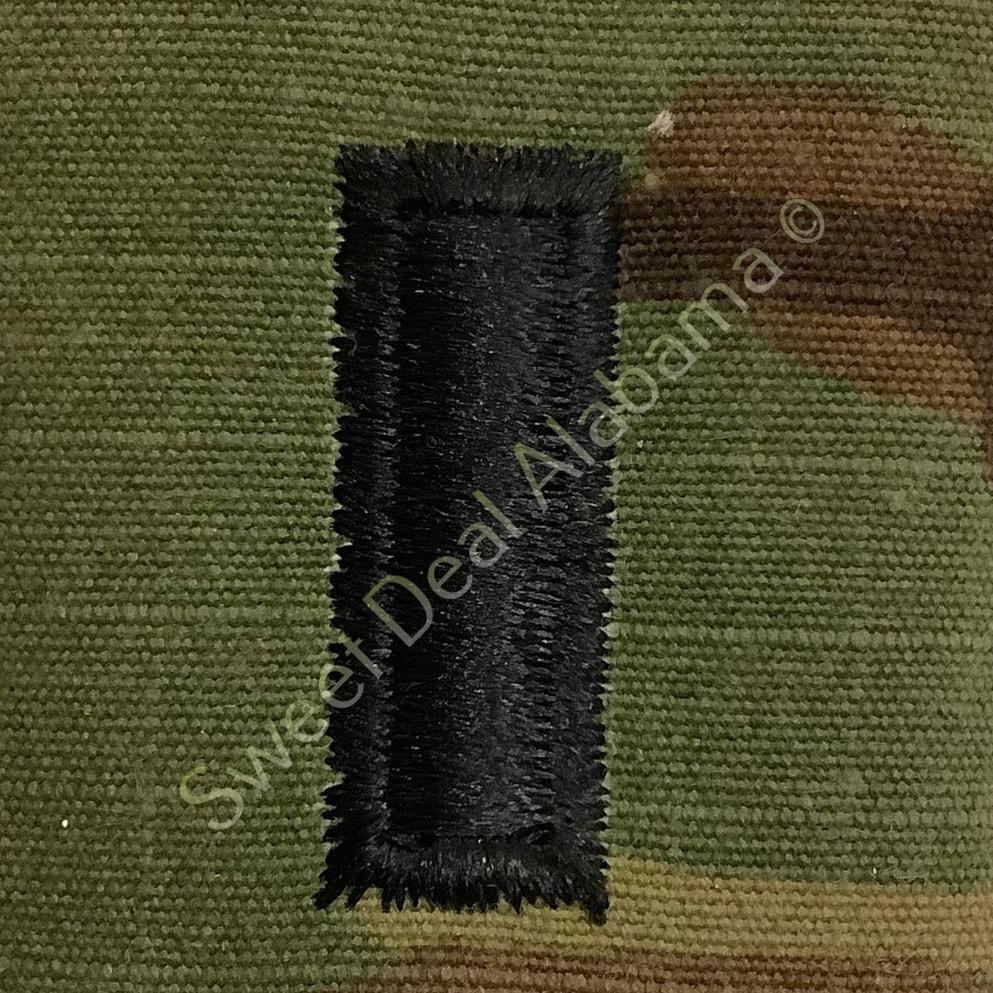 U.S. Army 1st Lieutenant (O-2) OCP Rank Slip-on Insignia, Multi-camo, 2 ...