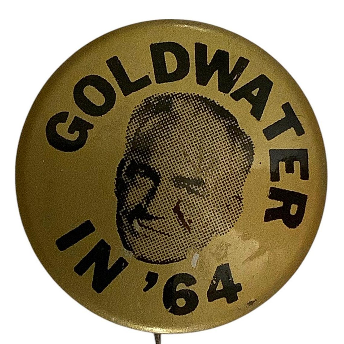 Vintage 1964 Republican Barry Goldwater 1964 Presidential Campaign Pin ...