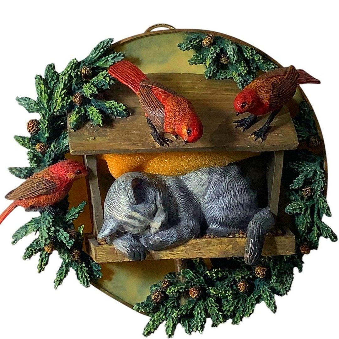 Collector's Sculptural Plate: 3D Catnap, Unexpected Guests P Weirs, Bradex 1998 - Etsy