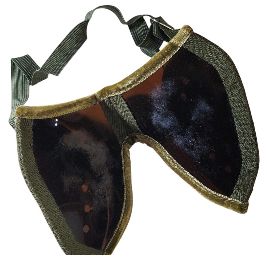 1966 USMC Snow Goggles Vietnam Era Military Issue W/ Case Cold Weather ...