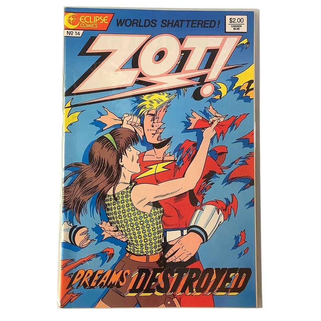 Zot! Worlds Shattered! Comic Book No. 14, July 1987, Eclipse Comic Book ...
