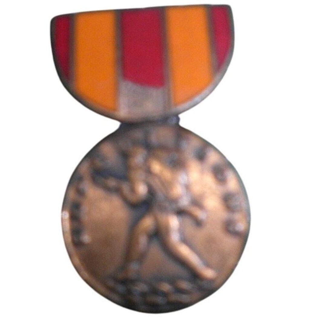 Marine Corps Expeditionary Medal (MCEM), Mini, Hat/lapel Pin 1-1/8"h X ...