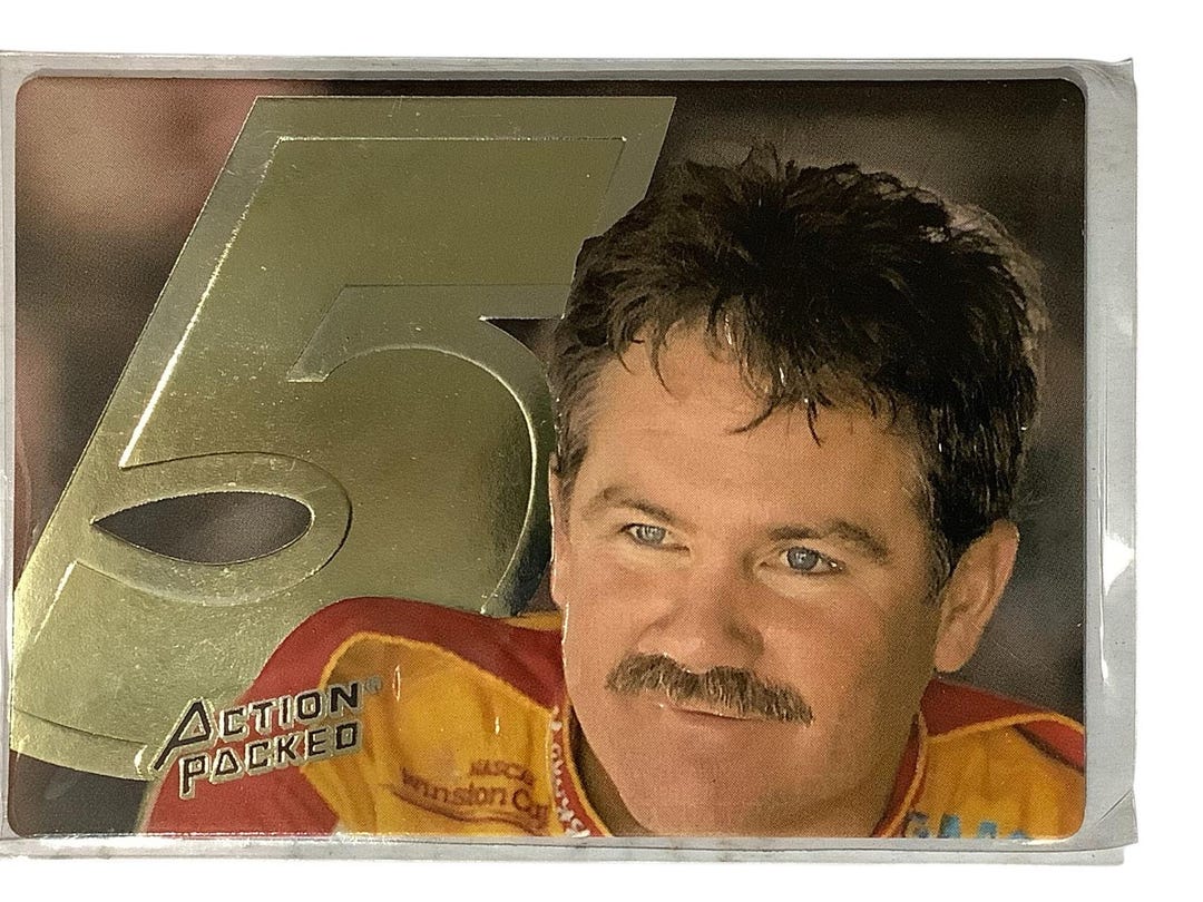 Terry Labonte #5 Embossed Photo Card, NASCAR Card #78, 1994 Action ...