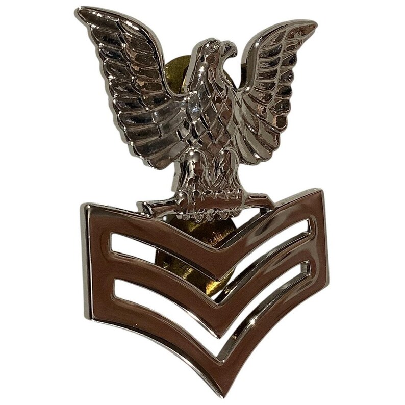 Vanguard U.S. Navy Chief Petty Officer 1st Class Insignia Pin 1-1/8" X ...