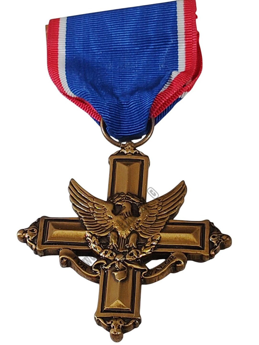 Distinguished Service Cross Medal Pinback, 1-3/4" X 1-3/4", 3-1/2"h ...