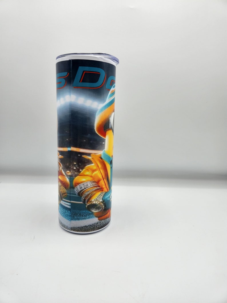 Miami Dolphins Minions Character Custom Made 20oz Tumbler - Etsy