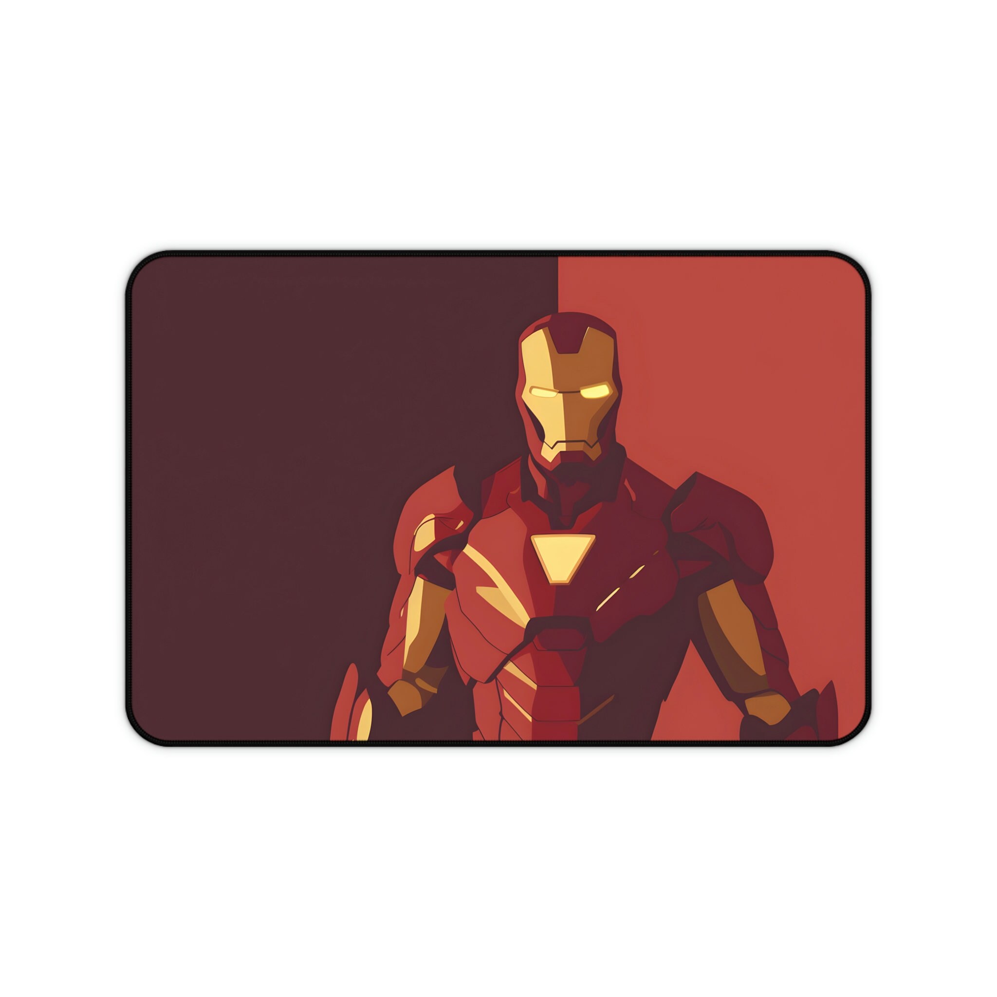 Minimalist Iron Man Desk Mat - Etsy