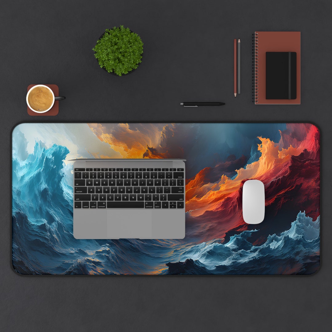 Elemental Fury Desk Mat - Etsy