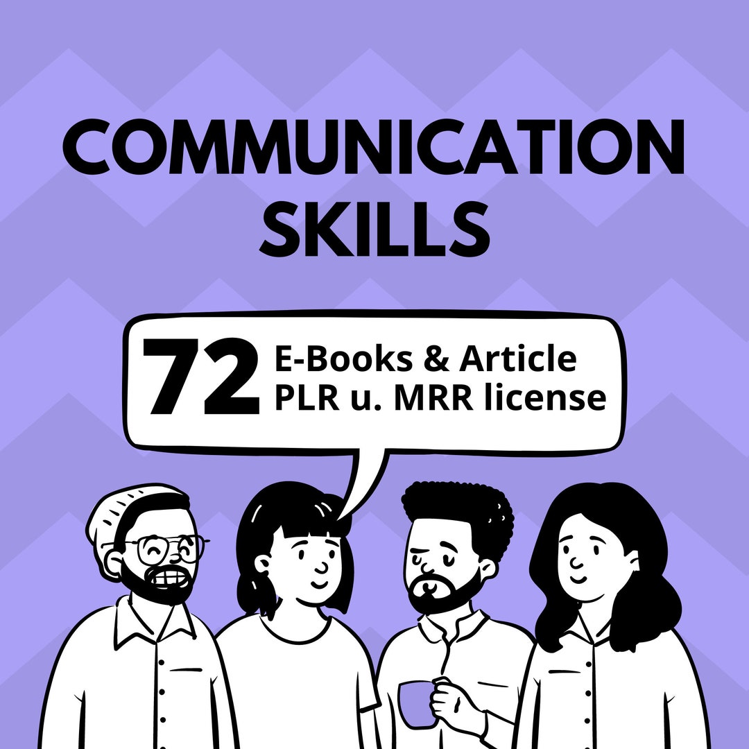72 Communication Skills PLR Ebooks and Articles | Plr Bundle Resell ...
