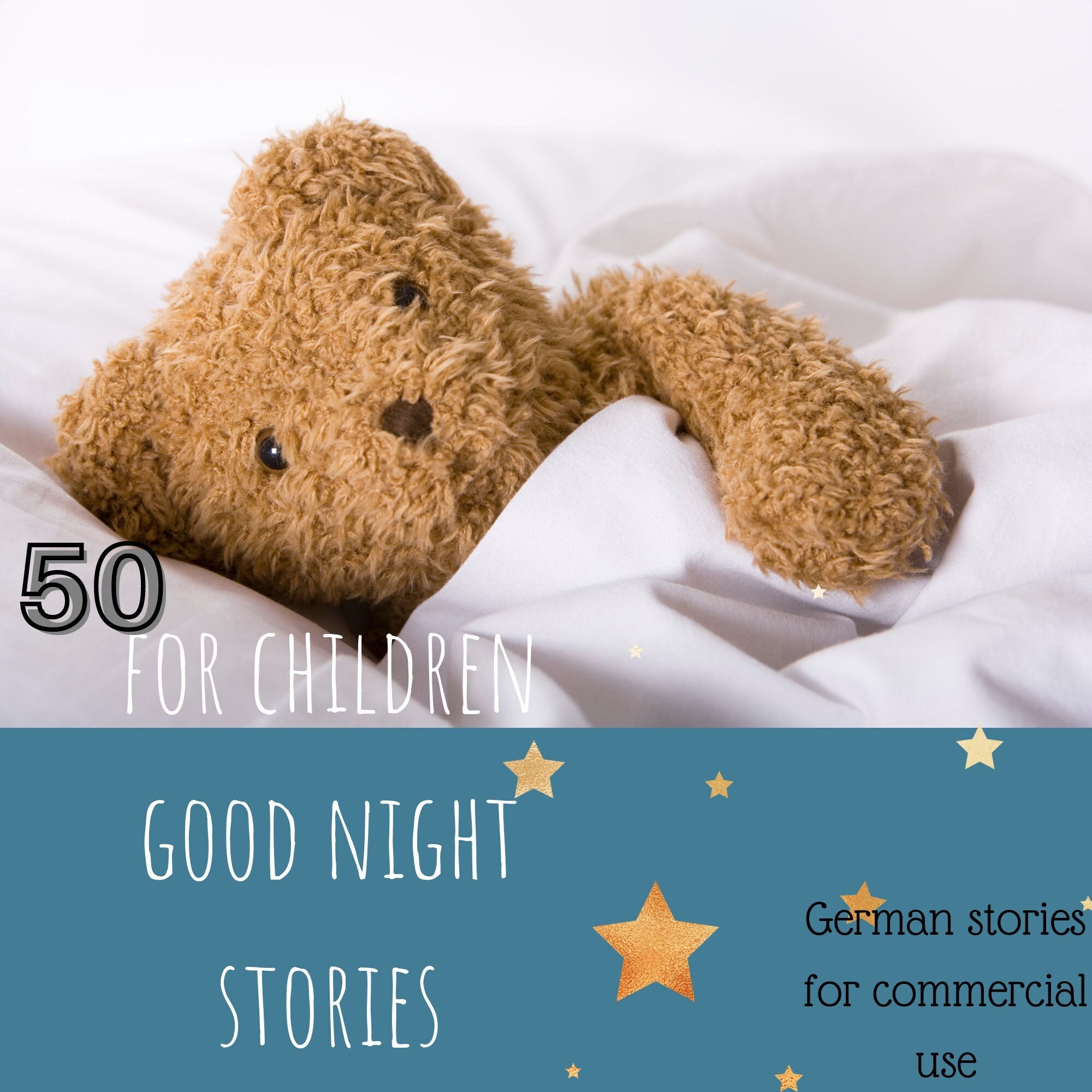 50 German Good Night Stories for Children Ebook | Plr Bundle Resell ...