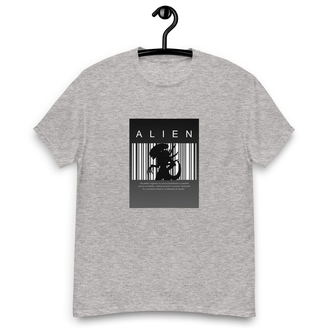 Aliens Xenomorph Barcode Unisex Classic Tee - Etsy