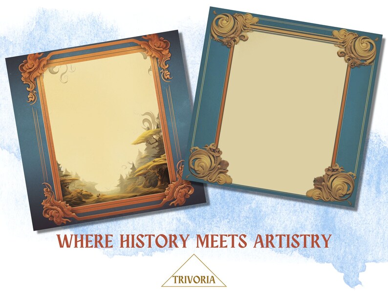 Vintage Medieval Illuminated Border Papers: Art Nouveau, Renaissance ...