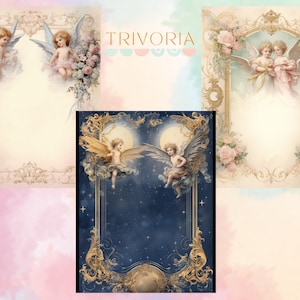 Victorian and Baroque Angels: Medieval Clipart, Church & Fairy ...