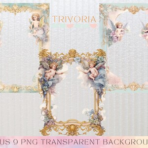 Victorian and Baroque Angels: Medieval Clipart, Church & Fairy ...