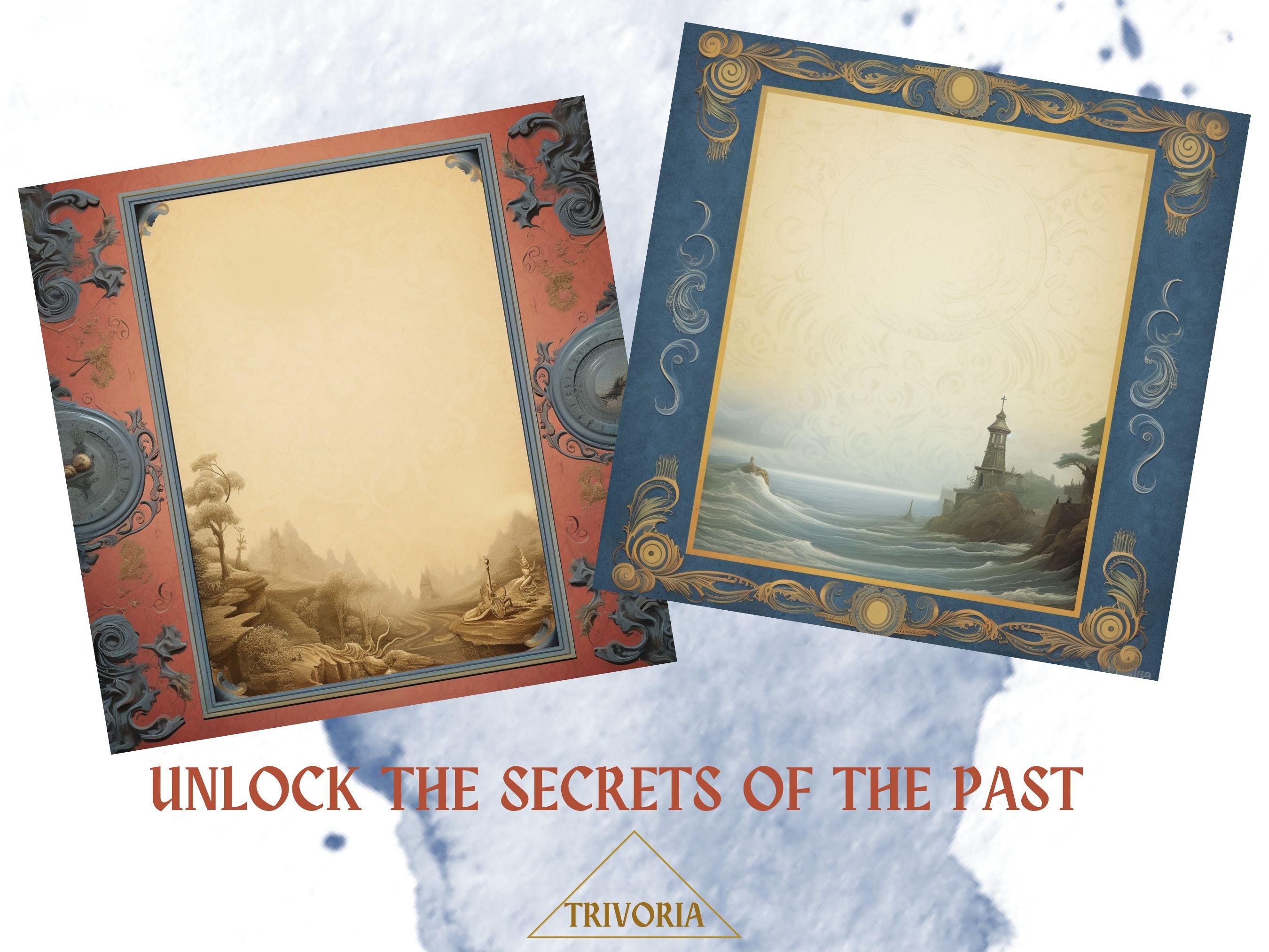 Vintage Medieval Illuminated Border Papers: Art Nouveau, Renaissance ...