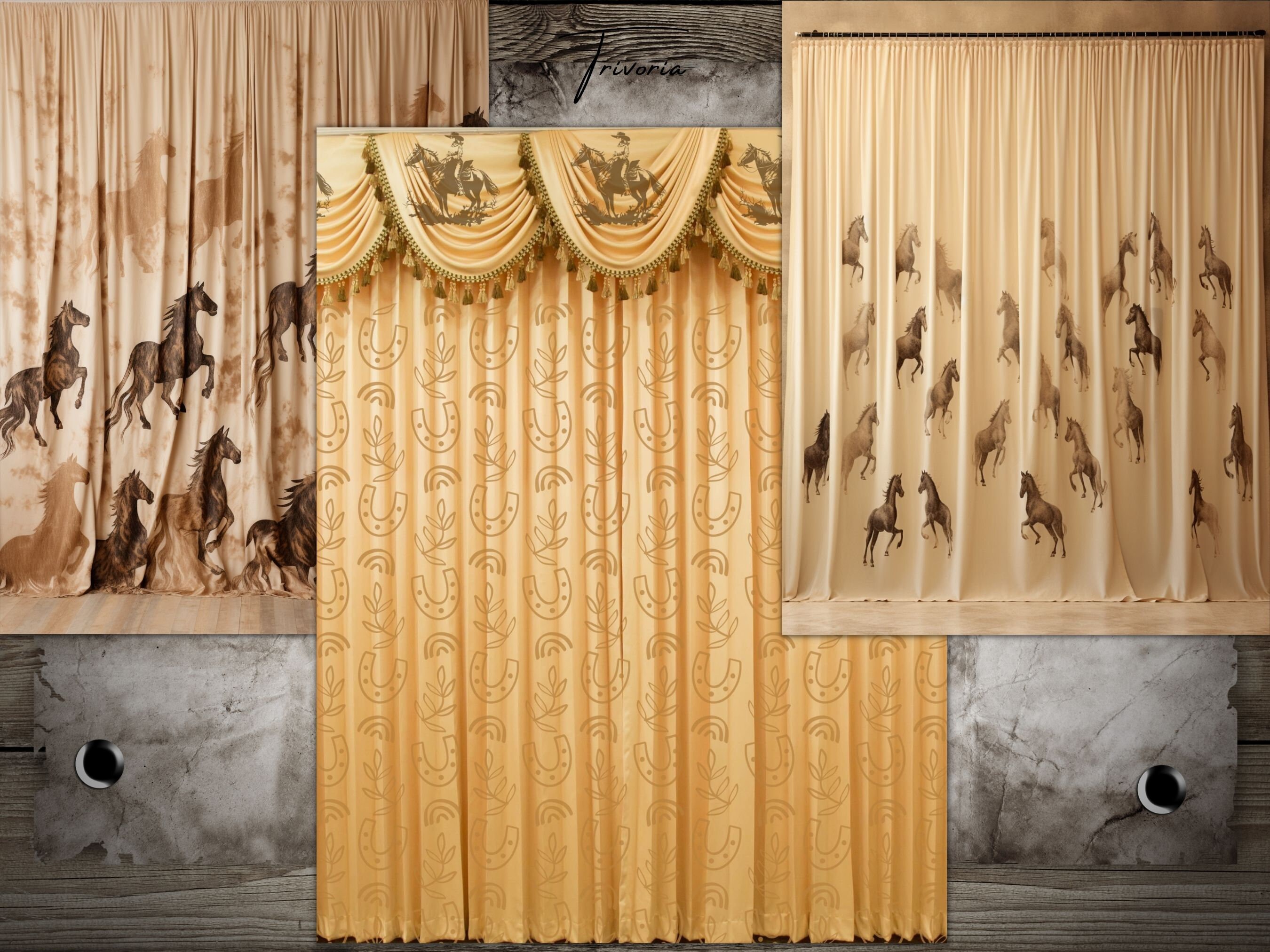 Wild West Backdrop: Horse Saddle, Rodeo Scenes, Photoshop Overlays ...