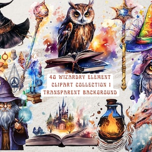 Wizard School PNG Clipart Collection: Witch Wizard PNG, Wands Potions ...