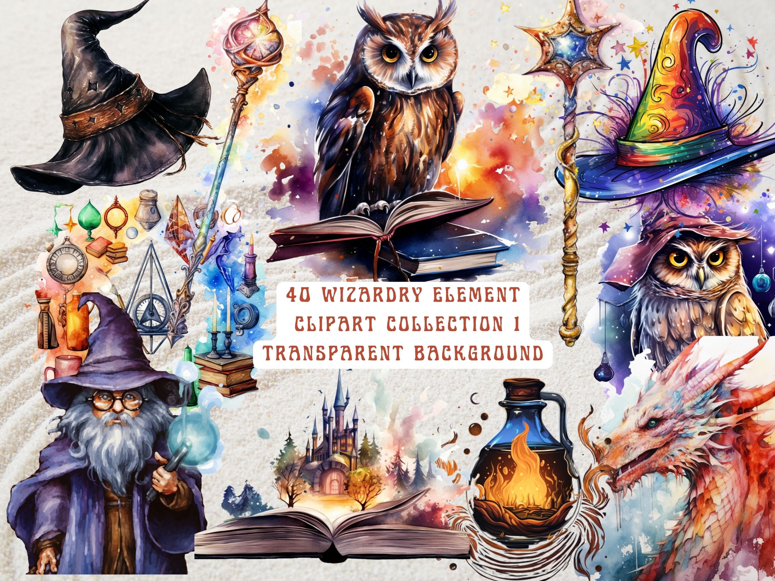 Wizard School PNG Clipart Collection: Witch Wizard PNG, Wands Potions ...