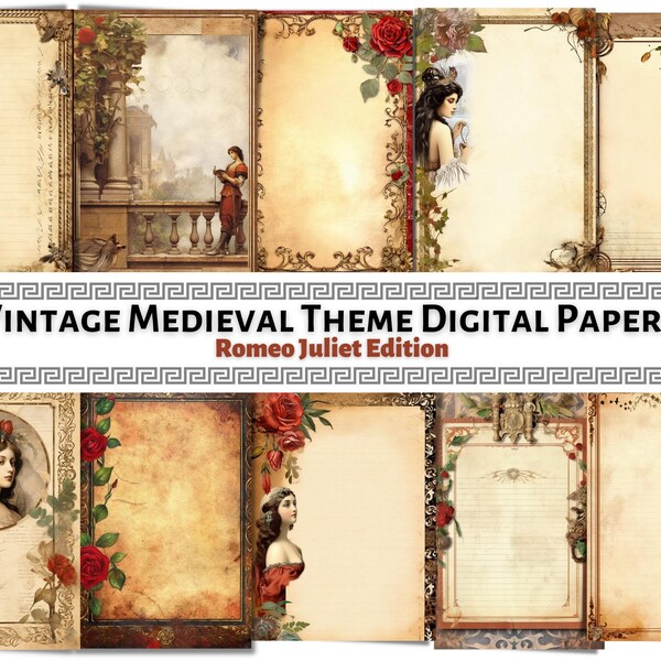 Illuminated Manuscript Border - Etsy