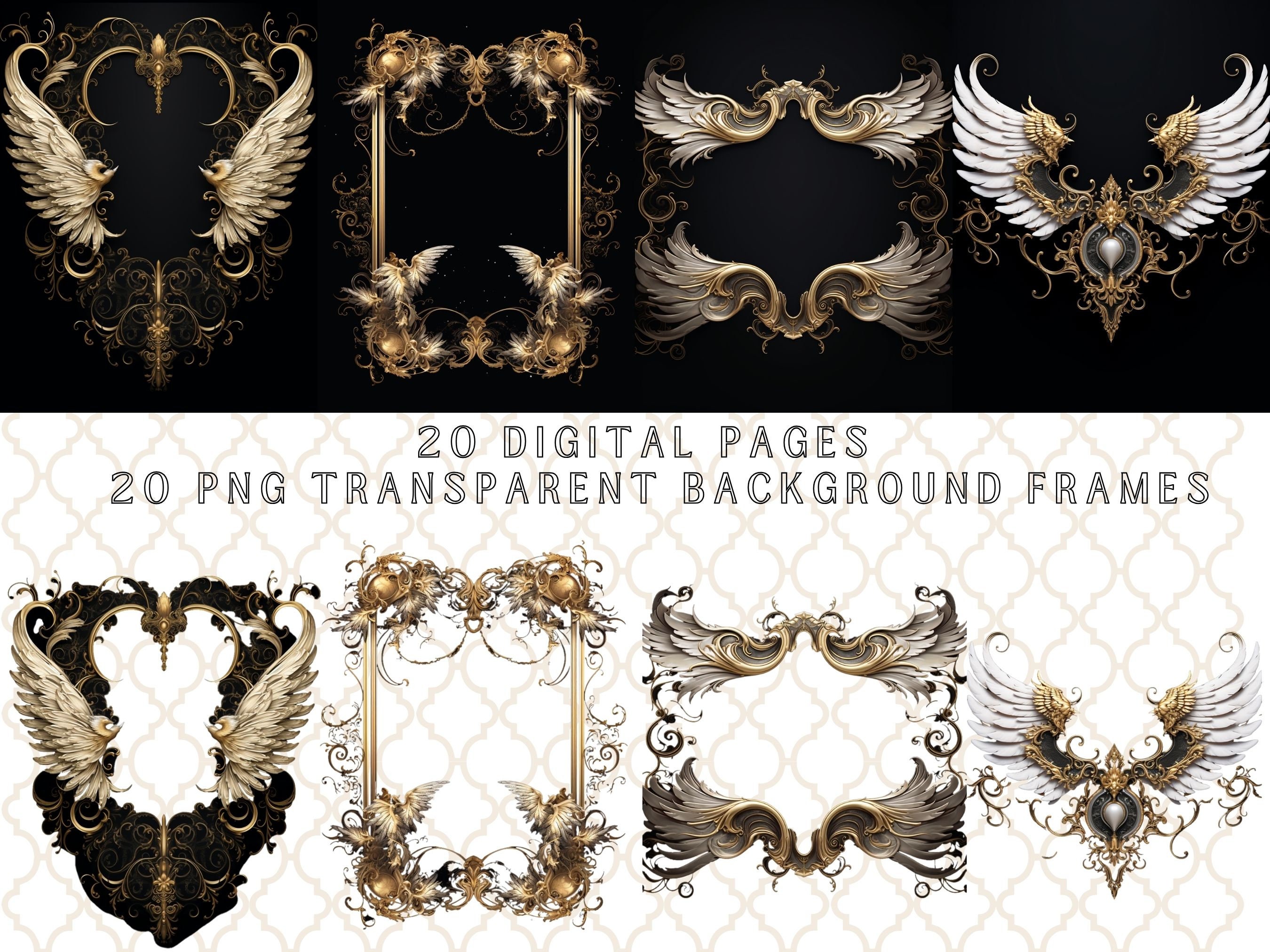 Vintage Frame Clipart PNG Ornate Gold Frames Home Decor Spartan, Avian ...