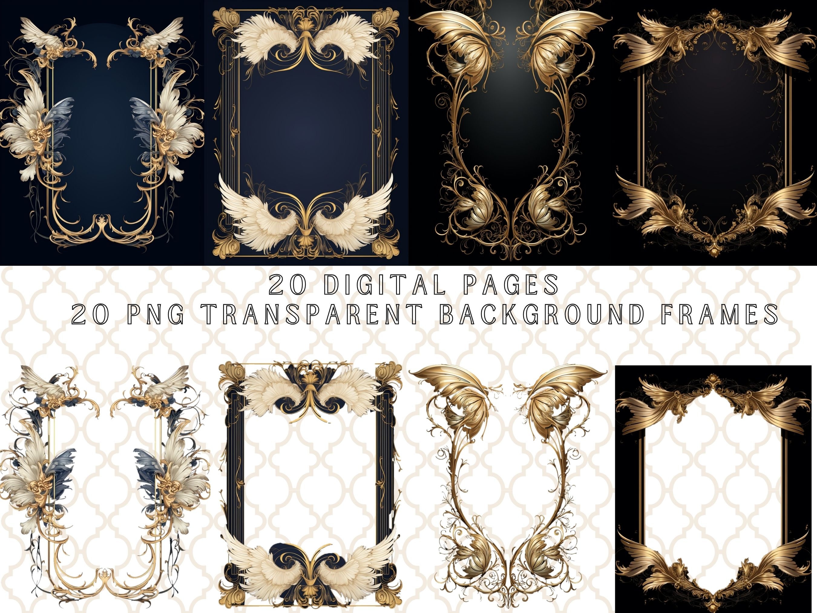 Vintage Frame Clipart PNG Ornate Gold Frames Home Decor Spartan, Avian ...