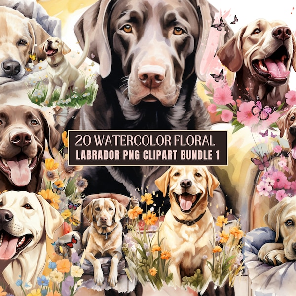 Yellow Lab Watercolor - Etsy