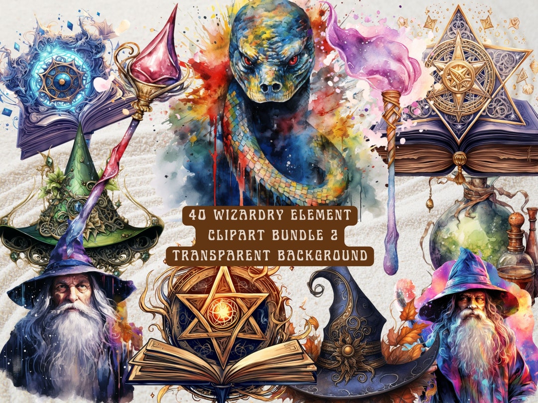 Magic School Wizard Witch PNG: Wizarding Wands, Potions, Fantasy ...